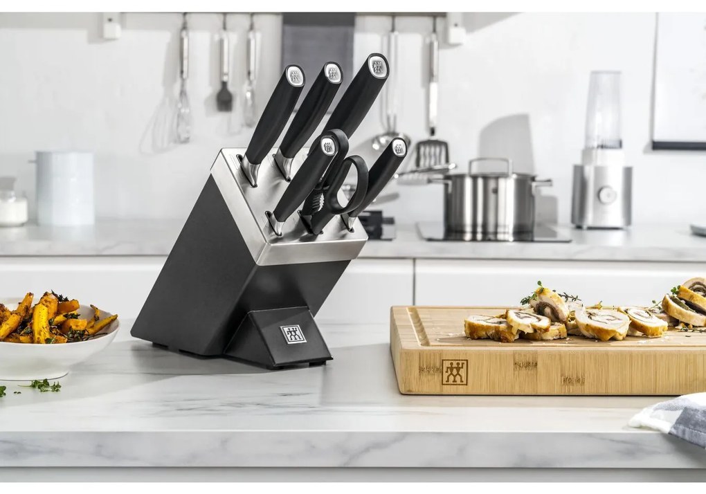 Zwilling All Star samoostřící blok s noži 7 ks, antracitový, 33780-500