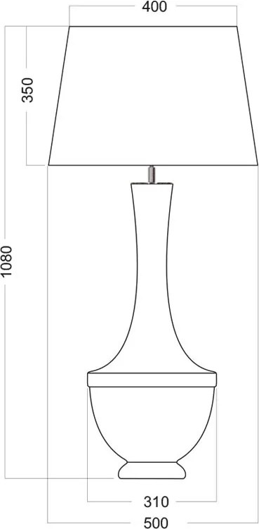 Luxusní stolní lampa TROYA GREEN