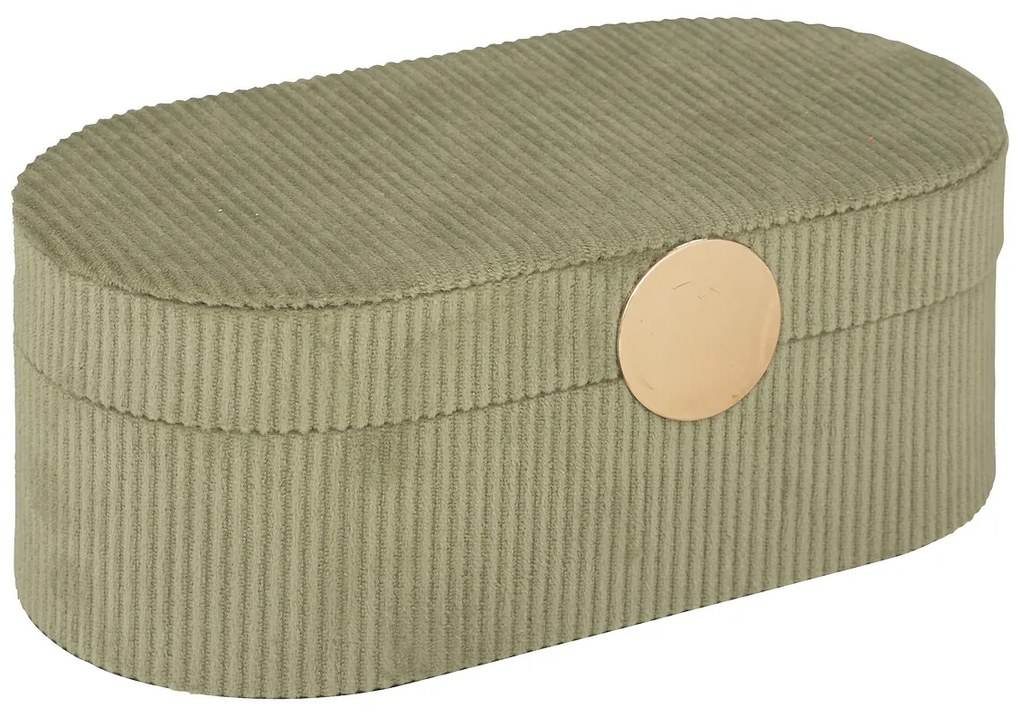 Šperkovnice Enya, 25,5x13x10 cm, zelená