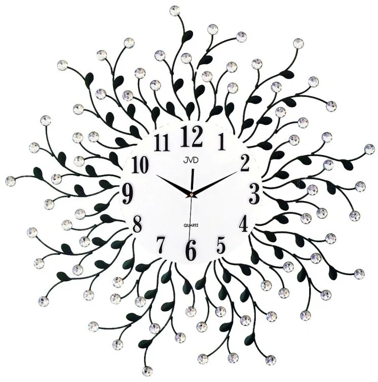 Luxusní kovové obrovské nástěnné designové hodiny HJ78 - 42cm