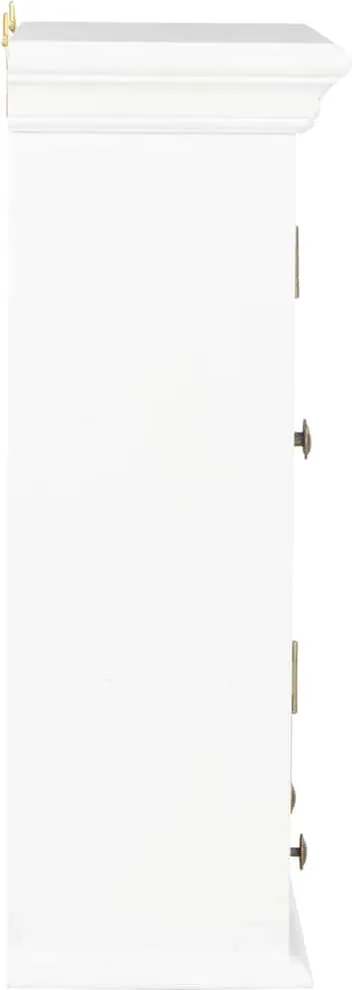 Nástěnná skříňka bílá 49 x 22 x 59 cm kompozitní dřevo 280073
