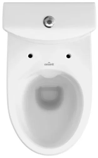 Cersanit Parva CleanOn, kombi wc se splachováním 3/5l, horizontální odtok, přívod vody z boku a antibakteriálním sedátkem z duroplastu, bílá, K27-063