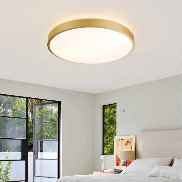 Brilagi - LED Stmívat. svítidlo GLASS POOL DOUBLE LED/60W/230V 50 cm zlatá + DO