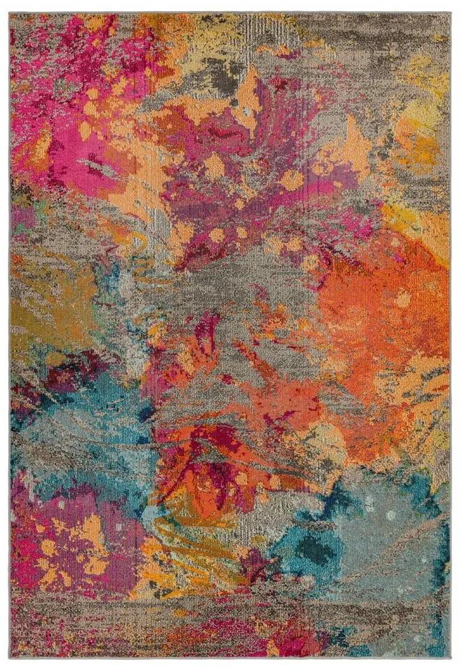 Červený koberec 170x120 cm Colores Cloud - Asiatic Carpets