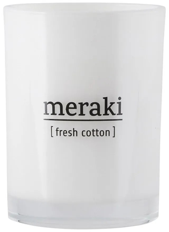 Vonná svíčka Meraki FRESH COTTON 10,5cm