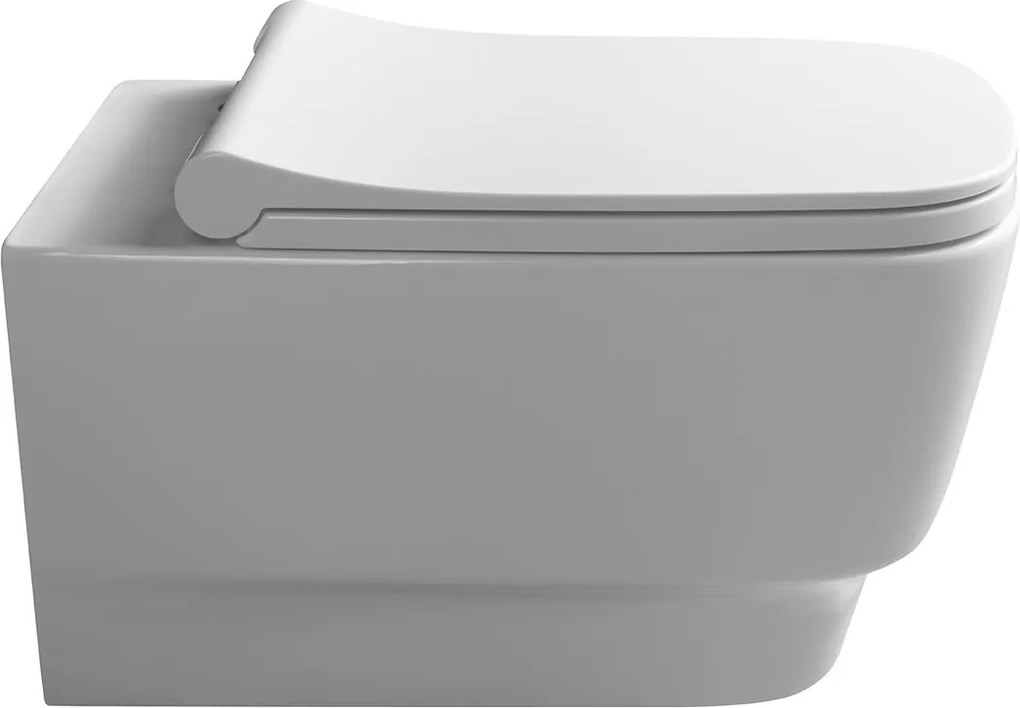 Sapho Sapho, BELLO závěsná WC mísa, Rimless, 35,5x53 cm, bílá