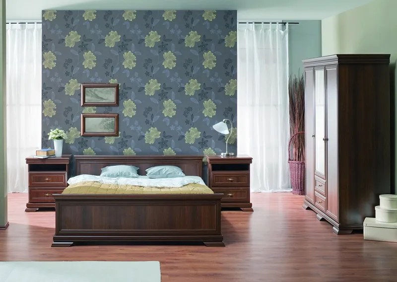 Kora ložnice Výběr provedení: sosna andersen, Zvolte rozměr postele: 180x200 cm