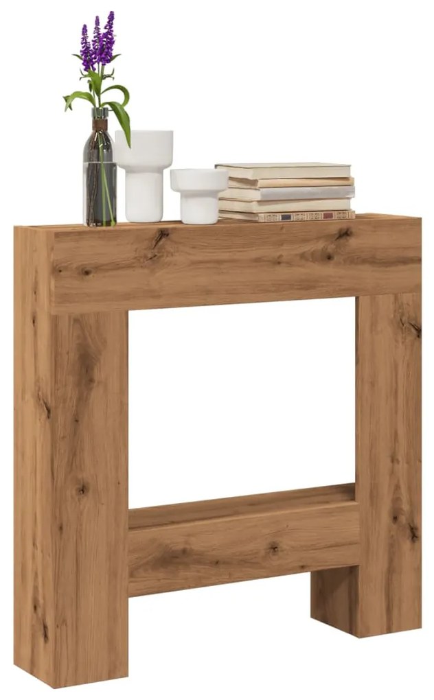 Krbová obestavba dub artisan 81 x 18 x 82 cm kompozitní dřevo