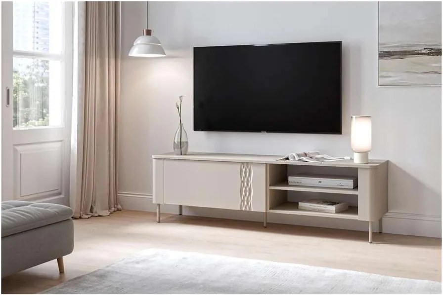 TV stolek Paterma I, krémová