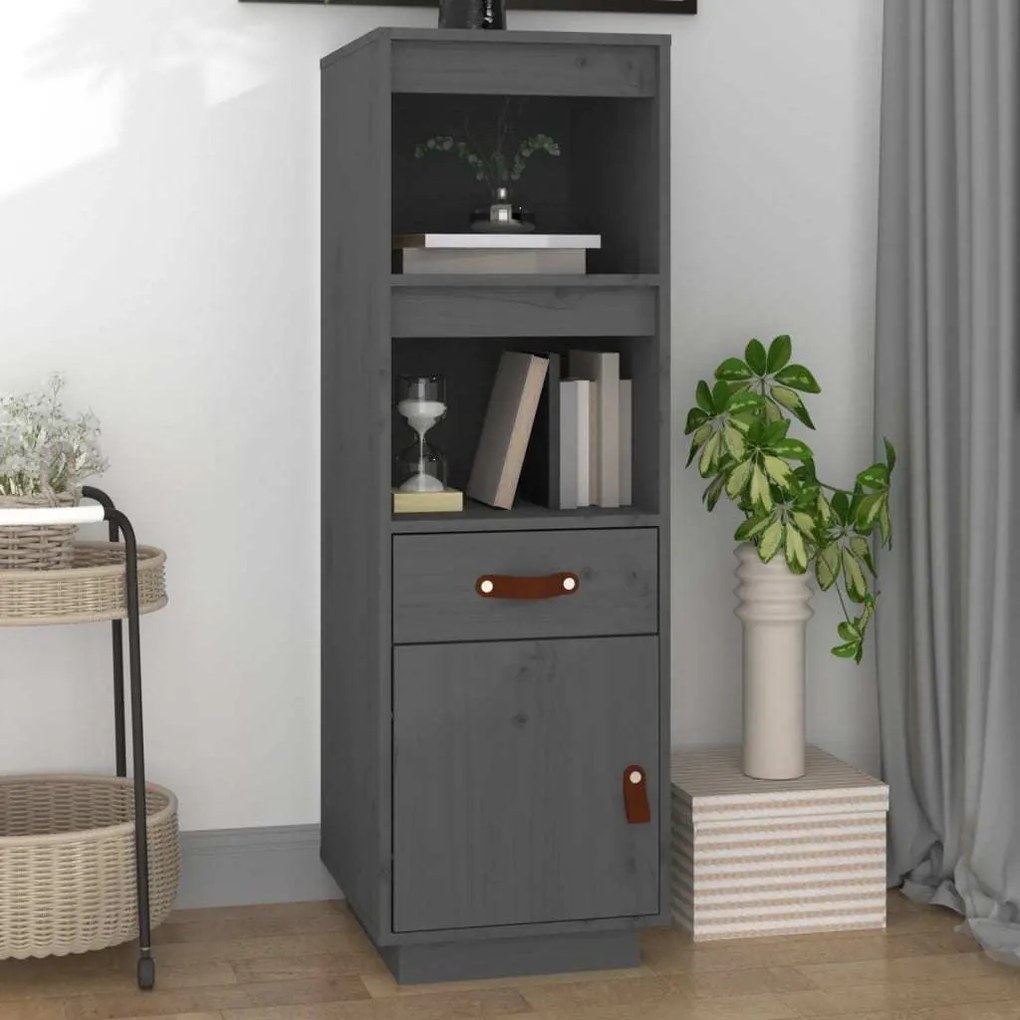 vidaXL Skříň highboard 34x40x108,5 cm masivní borové dřevo [820153] Barva: Přírodní