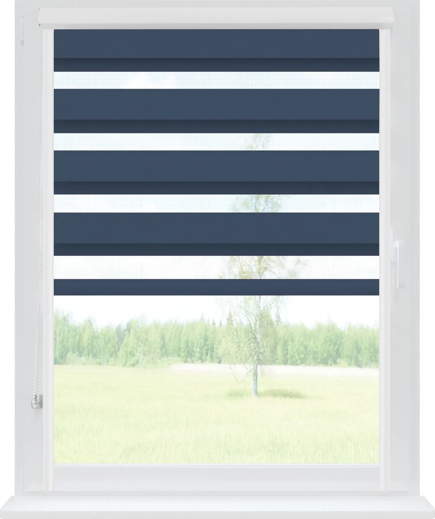 Dekodum Roleta den a noc v bílé kazetě soft, barva látky Granát Šířka (cm): 131, Výška (cm): Balkonová (do 200 cm), Strana mechanismu: Práva