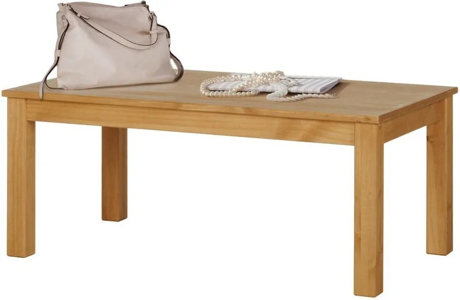 Přírodní konferenční stolek z borovicového dřeva Støraa Tommy