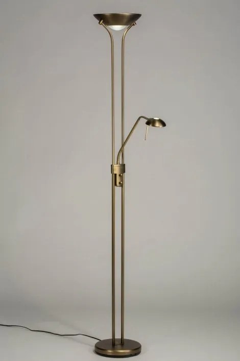Stojací lampa se čtecí lampičkou a stmívačem Crayne Bronse