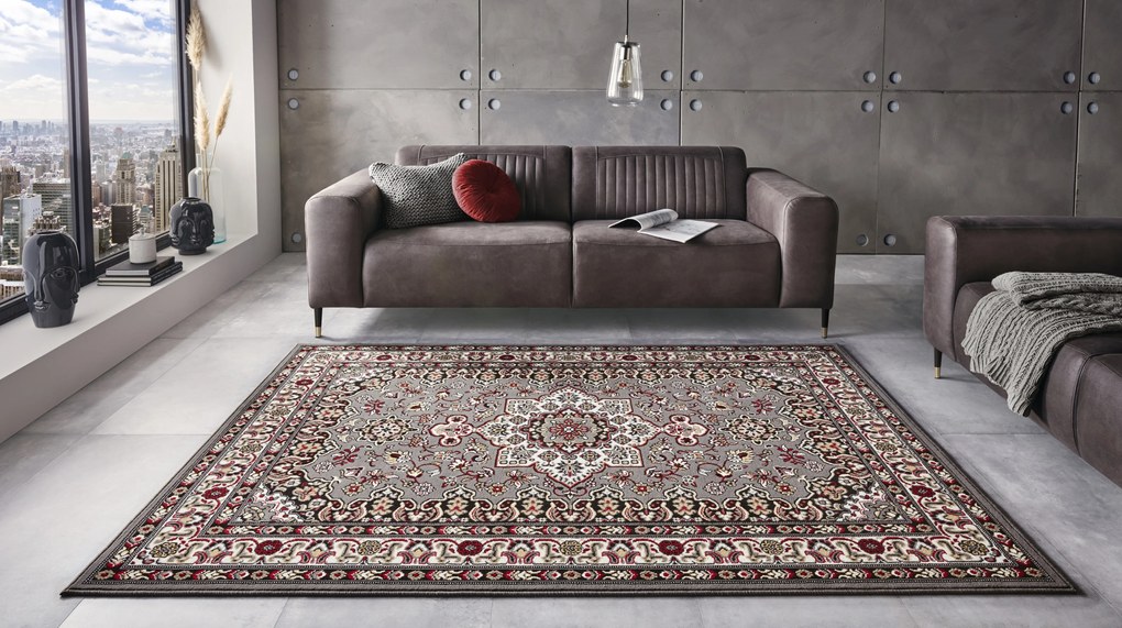 Nouristan - Hanse Home koberce Kusový koberec Mirkan 104102 Grey - 80x150 cm