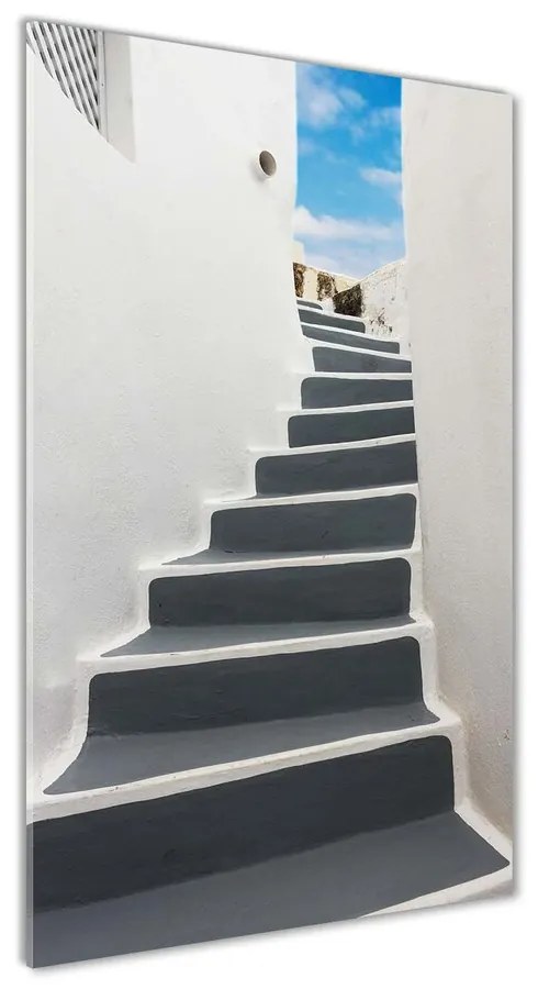 Wallmuralia Foto obraz skleněný svislý Santorini Řecko 70x140 cm
