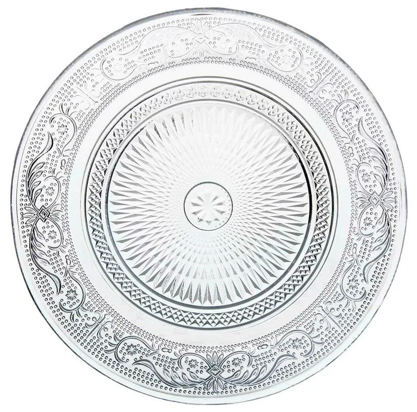 Skleněný talíř Unimasa Romance, ⌀ 18 cm
