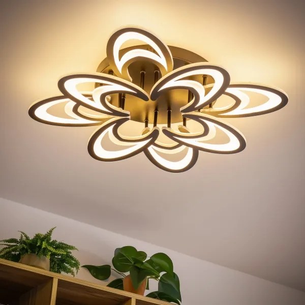Brilagi - LED Stmívatelný přisazený lustr TWIST LED/125W/230V 3000-6500K + DO