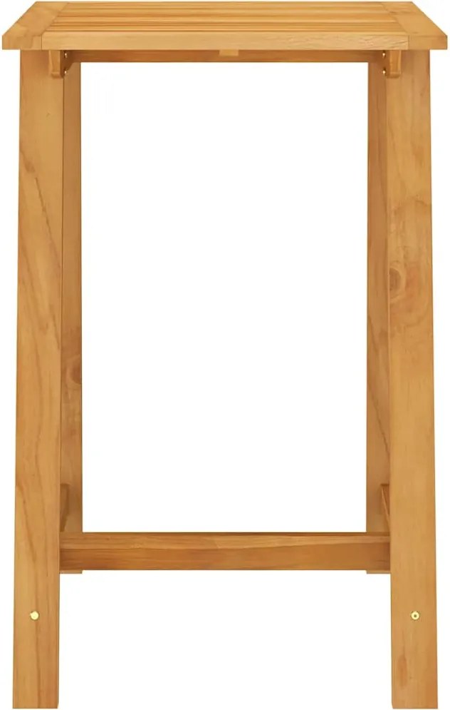 Zahradní barový stůl 70 x 70 x 104 cm masivní akáciové dřevo 312408