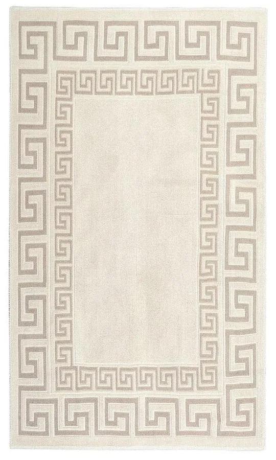 Krémově bílý bavlněný koberec Orient 80 x 150 cm