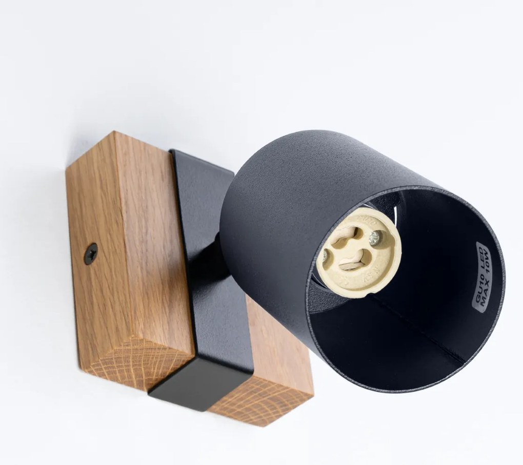 Sollux Lighting Nástěnné svítidlo FAGER 1 černé