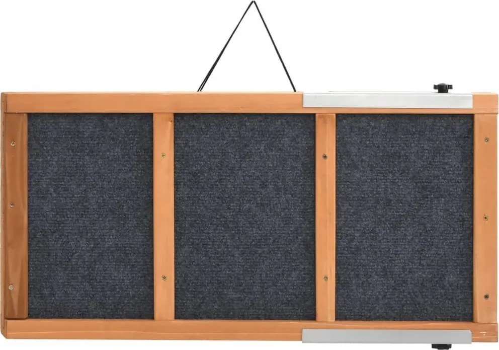 vidaXL Rampa pro psy 120 x 30 cm masivní jedlové dřevo [172419] Barva: Šedá