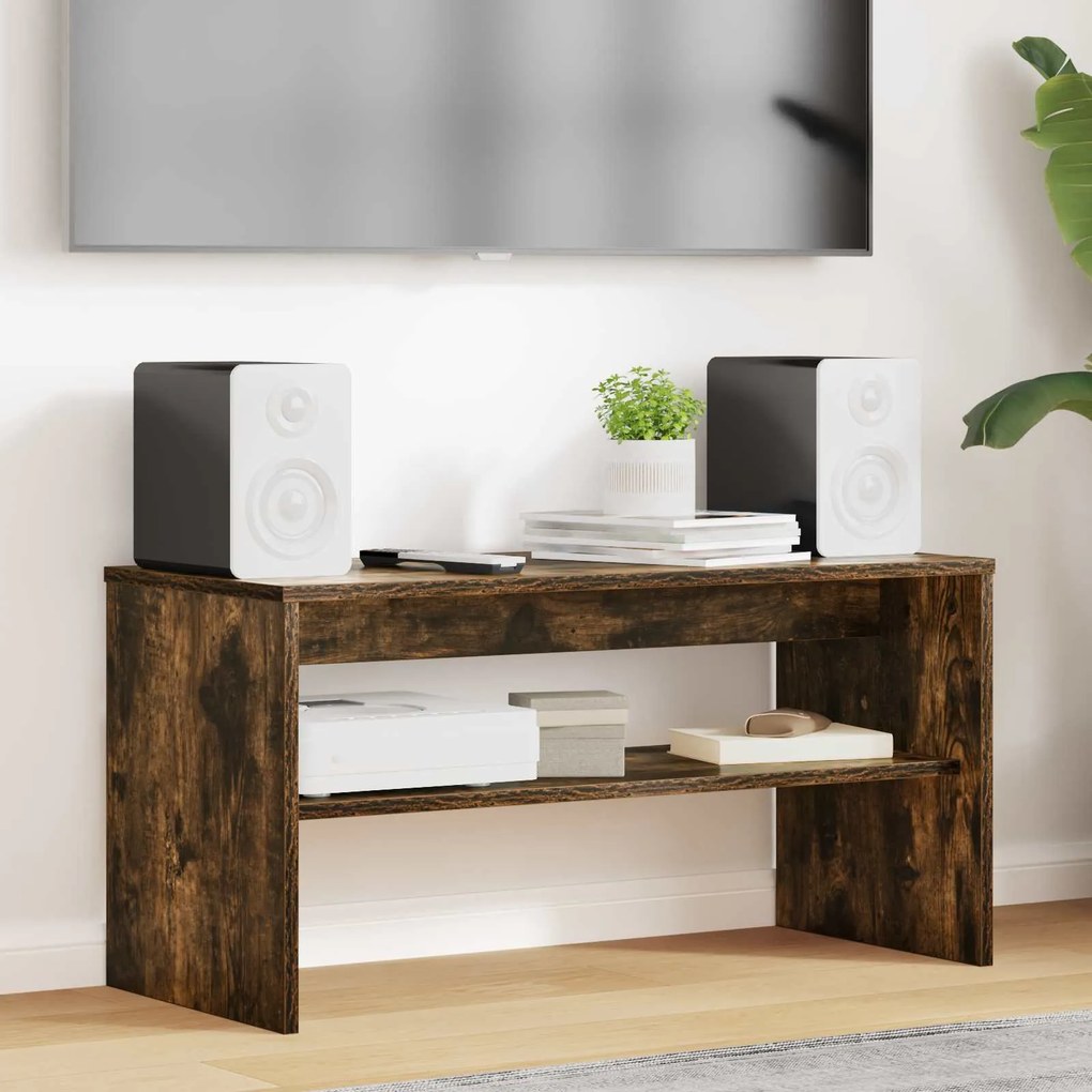 vidaXL Televizní skříň 80 x 35 x 40 cm Kompozitní dřevo [8000307] Barva: Černý dub