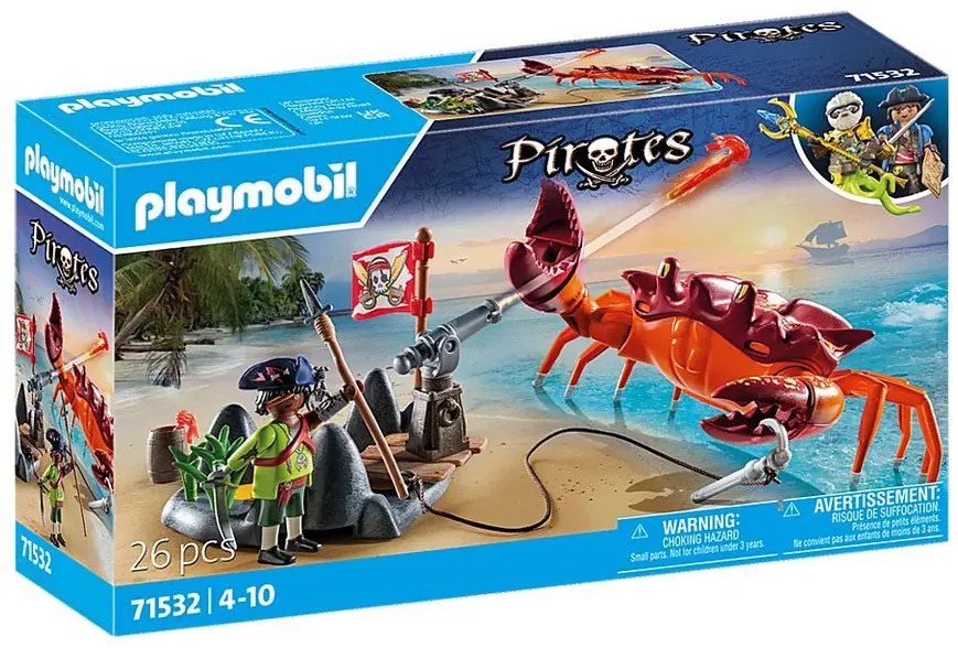 Figurky playmobil 71532 boj s obřím krabem