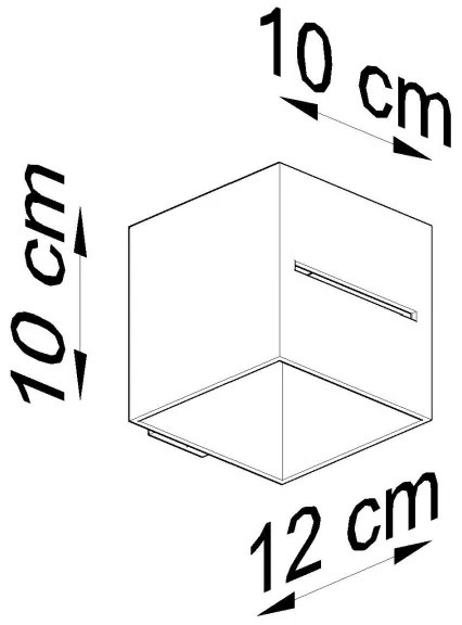 Sollux SL.0204 - Nástěnné svítidlo LOBO 1xG9/40W/230V černá