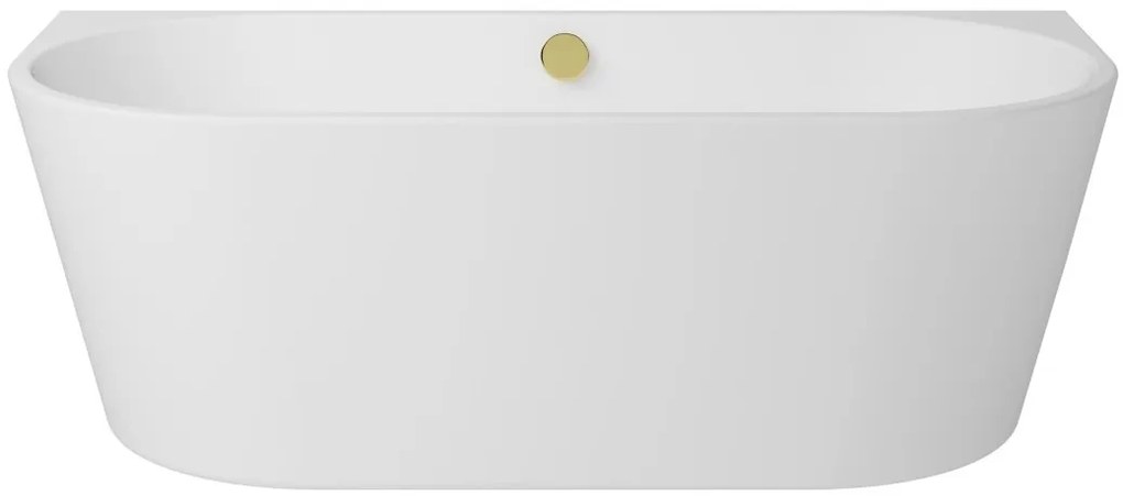 Besco Vica New volně stojící akrylátová vana se sifonem, napouštění přes přepad Délka vany: 180cm