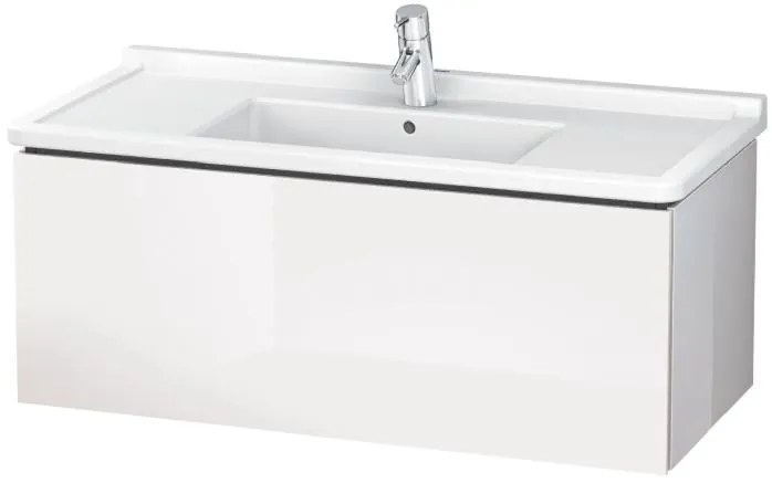 Duravit L-Cube - Umyvadlová skříňka 41x102x47 cm, 1 zásuvka, lesklá bílá LC616602222