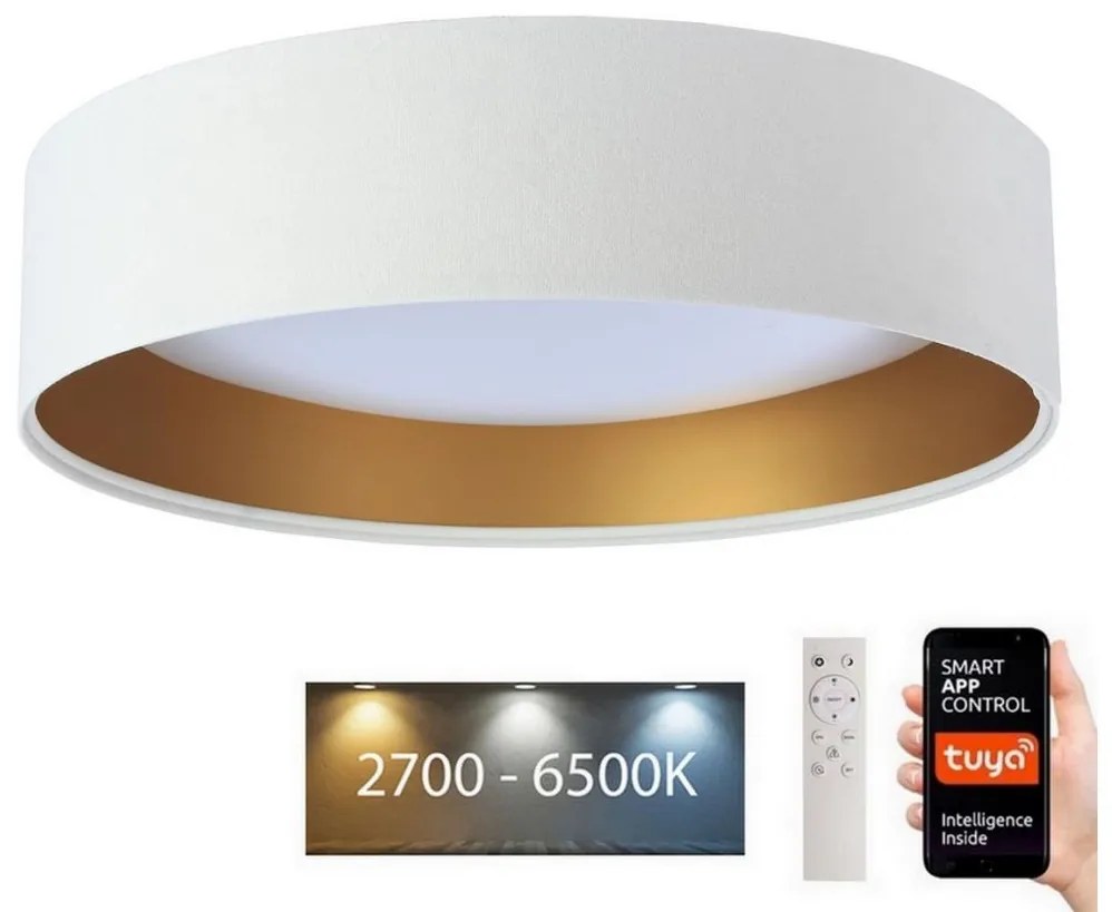 BPS Koncept LED Stropní svítidlo SMART GALAXY LED/36W/230V Wi-Fi Tuya bílá/zlatá + DO BS0518