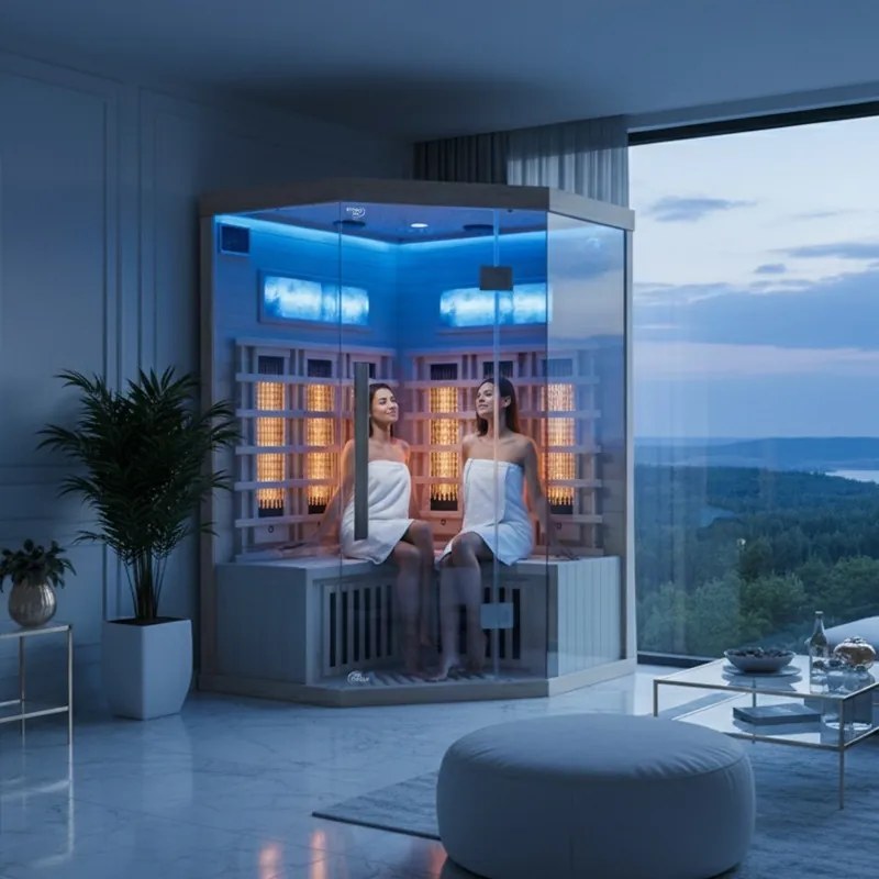 BPS-koupelny Infrasauna Relax HYD-3277 120x120, 2-3 osoby
