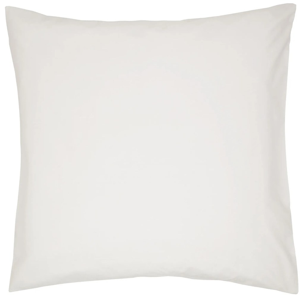 Christian Fischbacher Povlečení na přikrývku Percale Uni White 140 x 220 cm na knoflíky