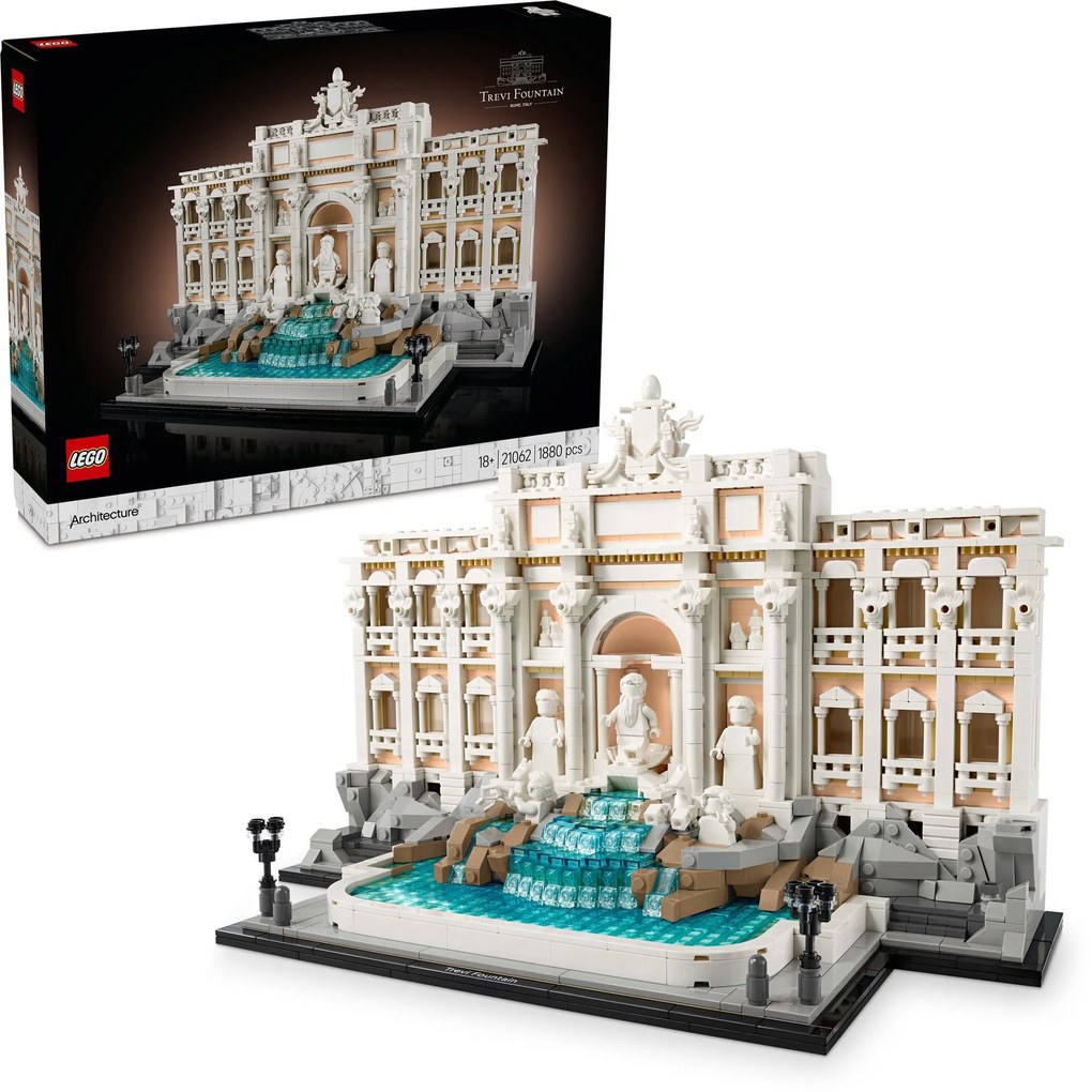 Lego architecture 21062 fontána di trevi
