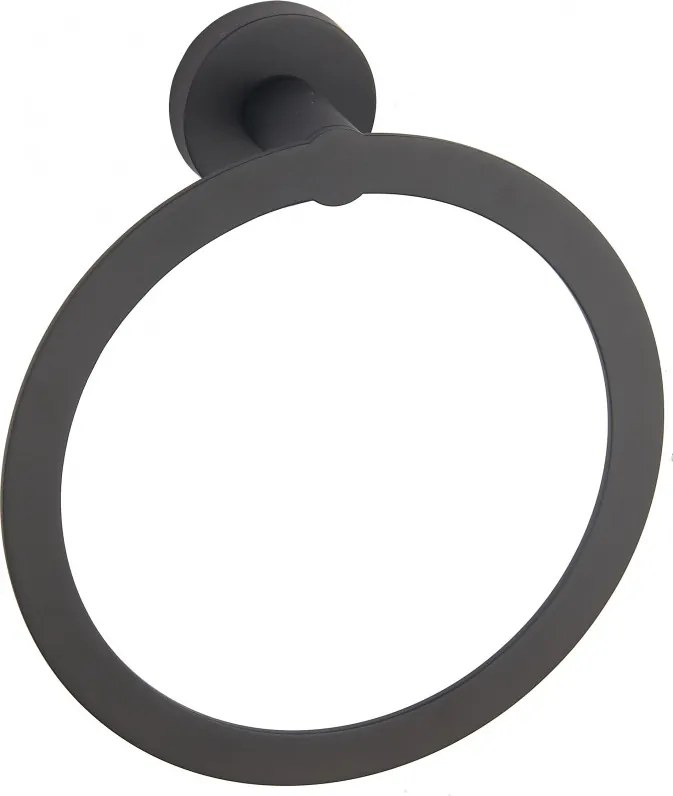 Mexen příslušenství, TIBER držák na ručníky Ring, černý, 7050532-70