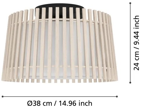 Eglo 900901 - Stropní svítidlo FATTORIA 1xE27/25W/230V