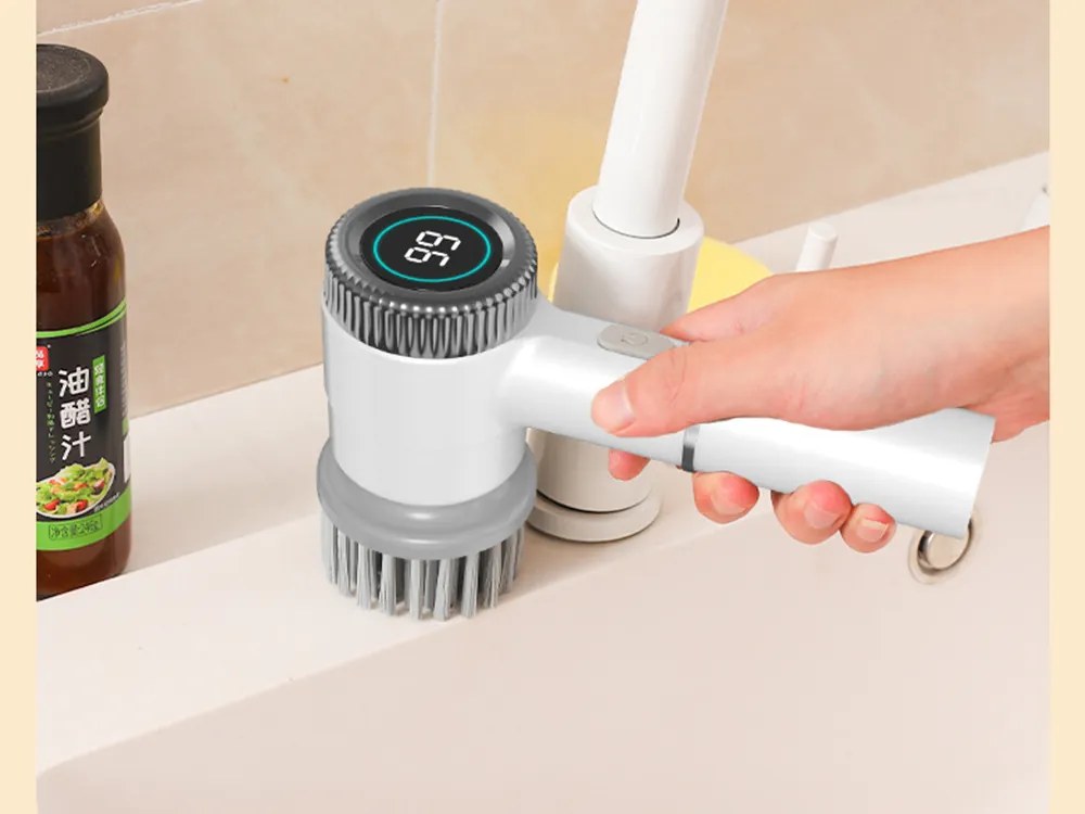 Verk Group Elektrická rotující kartáč na čištění kuchyně bezdrátová 5v1