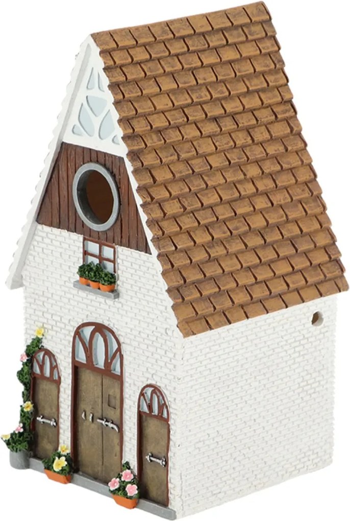 Ptačí budka Farm, 24,5x13,5x13 cm, polyresin, vícebarevná