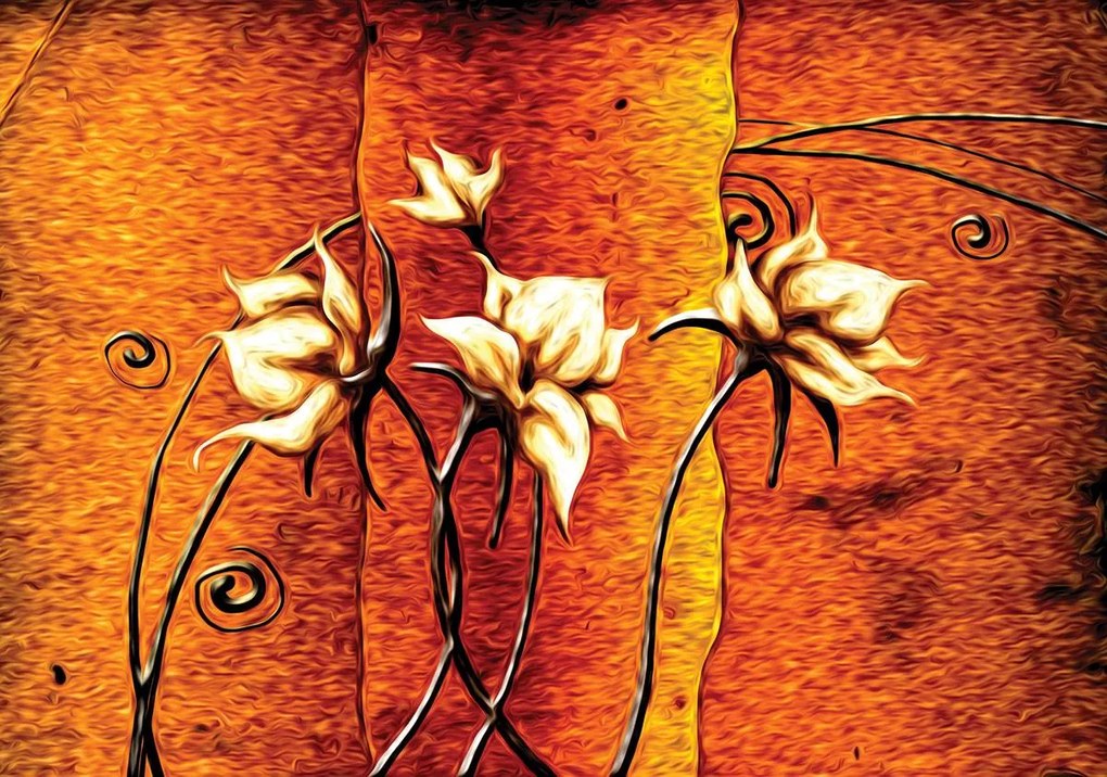 Fototapeta - Umělecké květiny (152,5x104 cm)