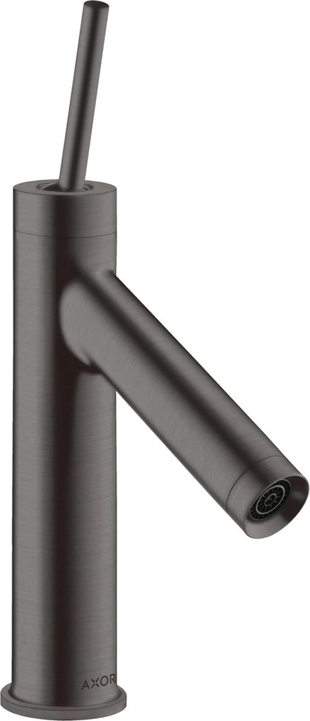 Axor Starck - Umyvadlová baterie s výpustí, EcoSmart, kartáčovaný černý chrom 10117340