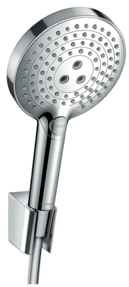 Hansgrohe Raindance Select S - Sada se sprchovým držákem 120 3jet se sprchovou hadicí 125 cm, chrom 26701000