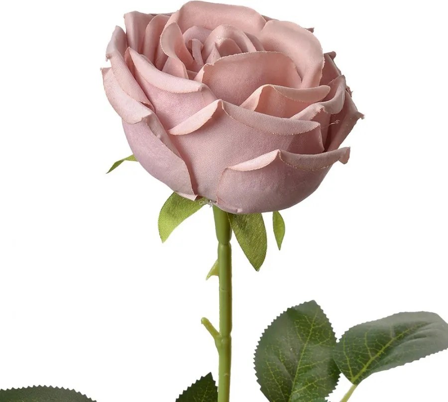 Dekorace umělá květina fialková růže Rose Purple - 9*9*61 cm