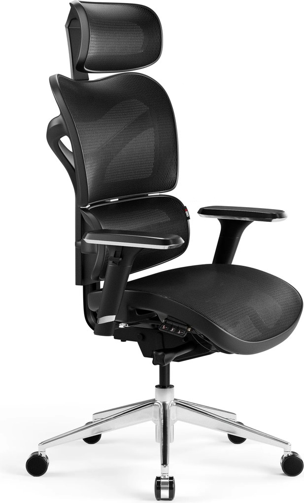 Ergonomická kancelářská židle černá: Diablo V-Commander