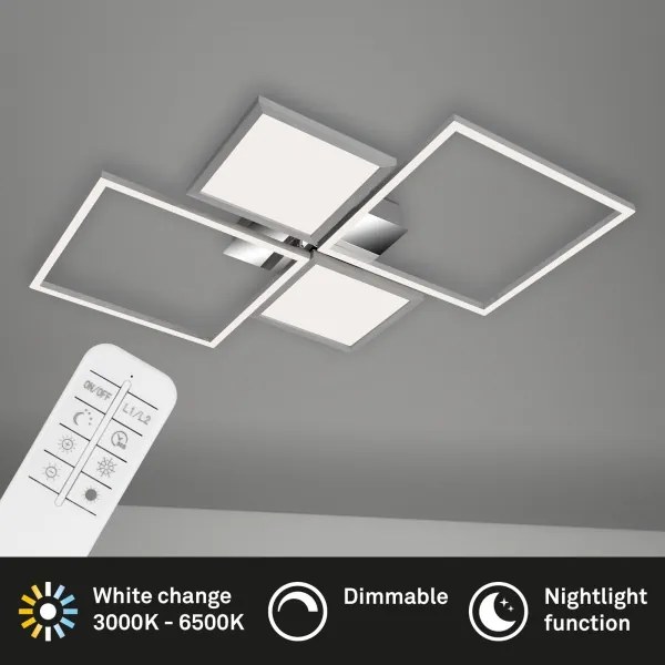 Briloner 3530-018 - LED Stmívatelný přisazený lustr FRAME LED/40W/230V + DO
