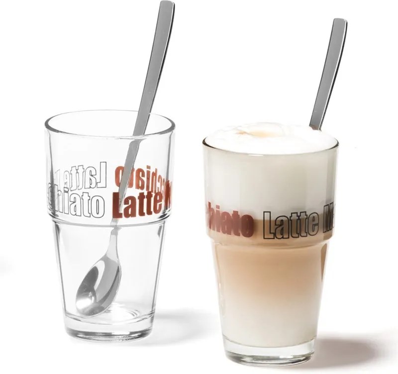 Set sklenic na latte Leonardo Solo 2 ks 15 cm