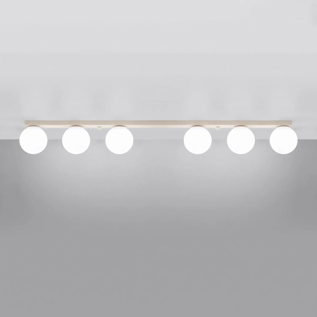 Sollux Lighting Stropní svítidlo YOLI 6 béžové