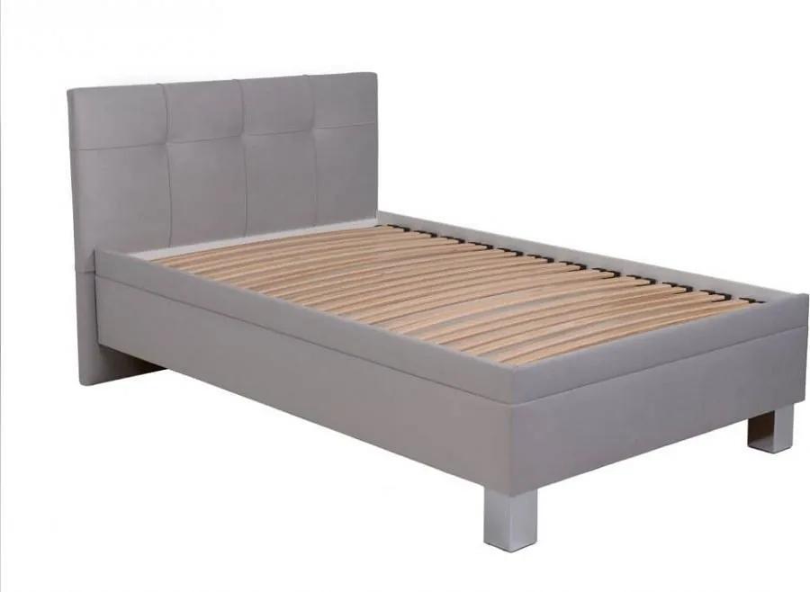 Pohoda Čalouněná postel VERONA s úložným prostorem a volně loženou matrací | Látka: Riviera 80,Šířka matrace: 120 cm
