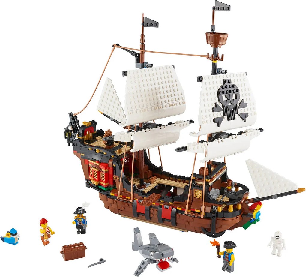LEGO CREATOR Pirátská loď 3v1 31109 STAVEBNICE 2231109