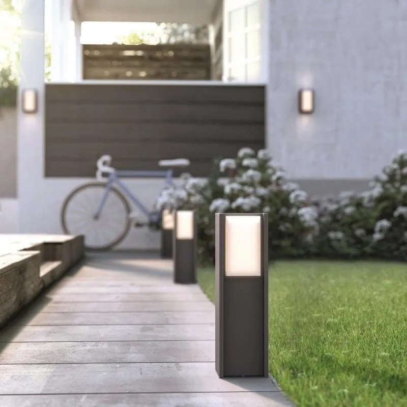 PH 16473/93/P0 Hue White venkovní sloupkové svítidlo Philips Turaco 16473/93/P0 antracitové, 2700K, 40cm - PHILIPS HUE (915003761502)