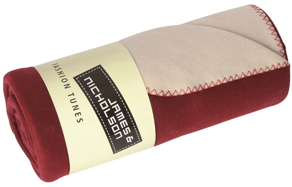 Daiber Fleece deka 150x170 cm JN952 - Hnědá / smetanová | 150 x 170 cm